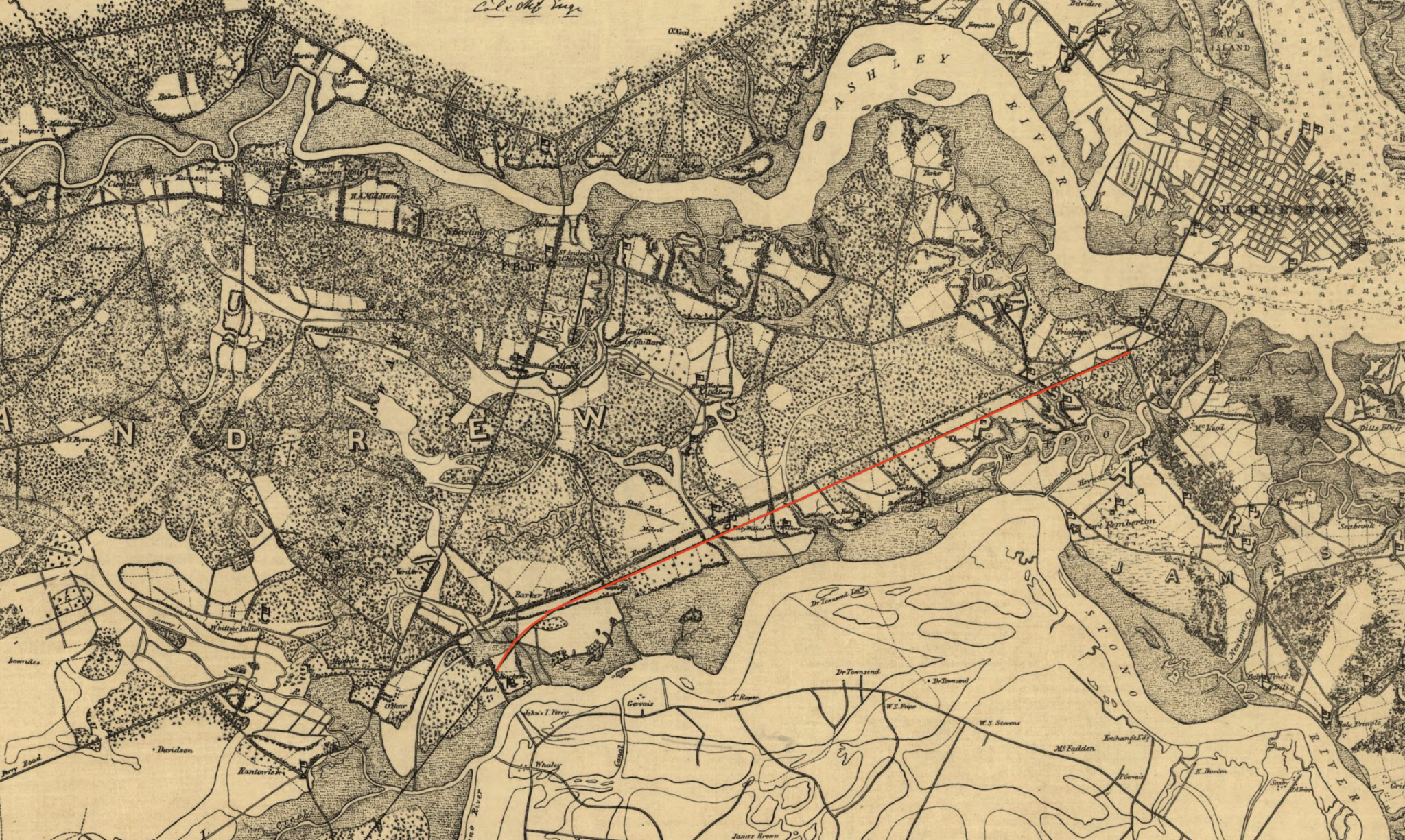 The Historic West Ashley Greenway Trail in Charleston, SC